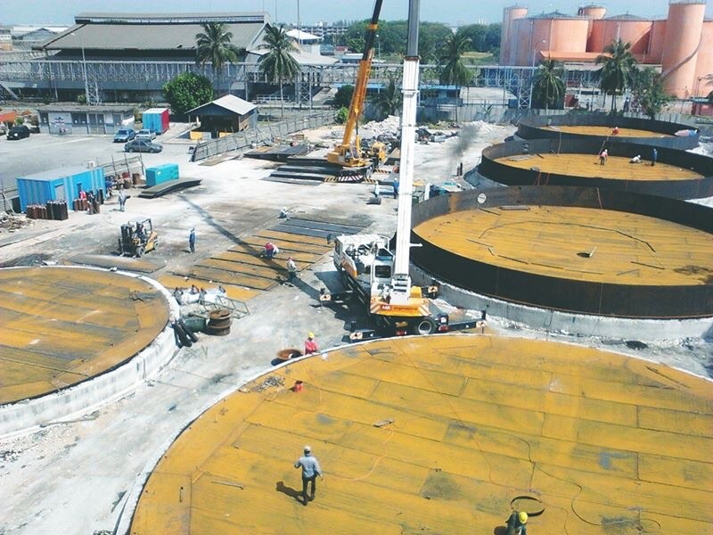 5000MT Storage Tanks & Ancillary Works – A.K.K. ENGINEERING SDN. BHD.